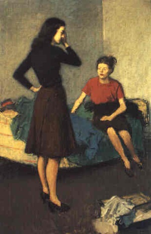 Roommates by Raphael Soyer on artnet