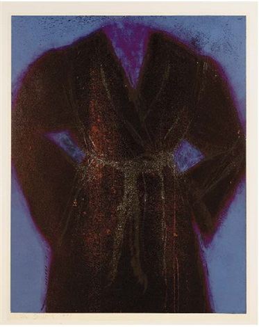 The maroon robe by Jim Dine on artnet