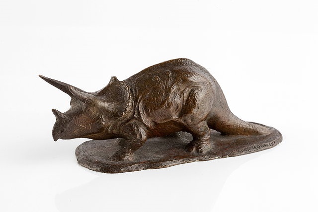 Triceratops by Charles Robert Knight on artnet