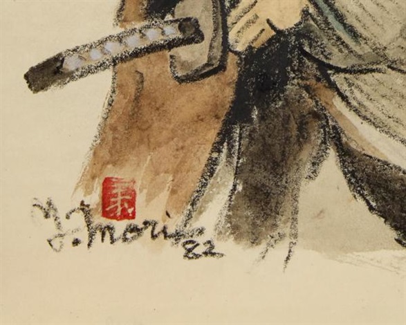 Sandogasa by Mori Yoshitoshi on artnet
