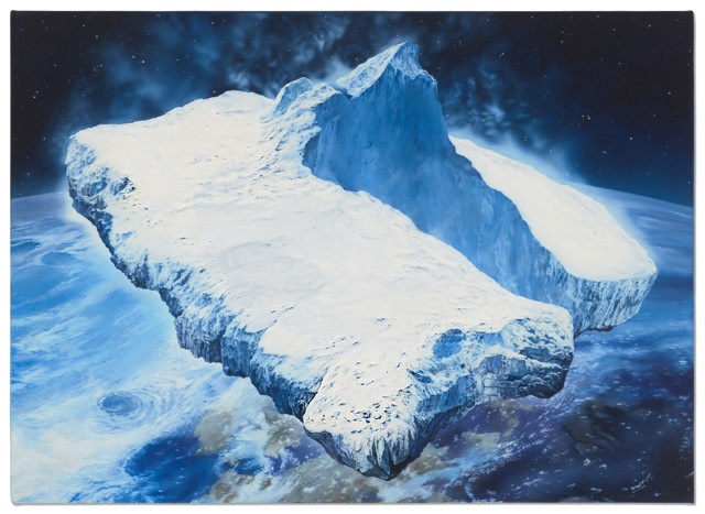 Exercise One for Ian Curtis after Icebergs in Space 1989 by Chris Foss ...