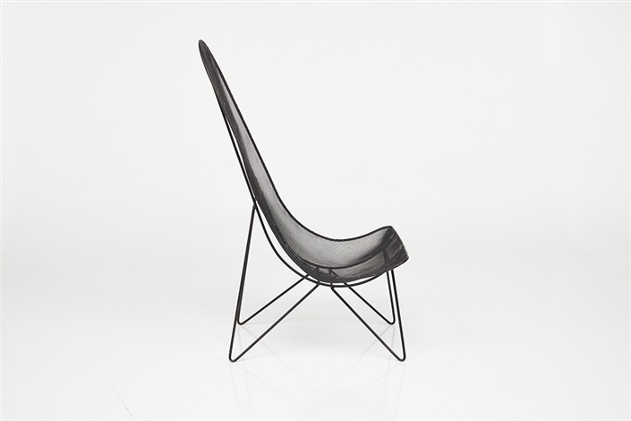 High-back scoop chair, 1950s by Sol Bloom on artnet