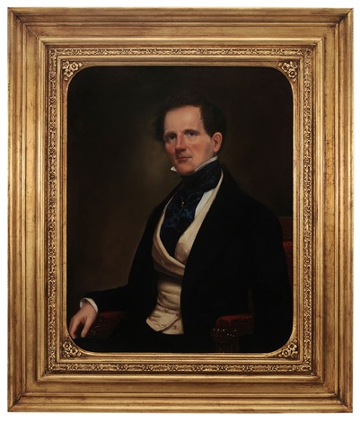 Portrait of Francis Tryon, younger brother of Josiah Tryon by Frederick ...