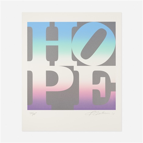 Spring from the 4 Seasons of Hope portfolio by Robert Indiana on artnet
