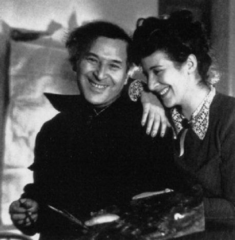 MARC CHAGALL AND HIS DAUGTHER,IDA, NEW YORK 1945 by Lotte Jacobi on artnet