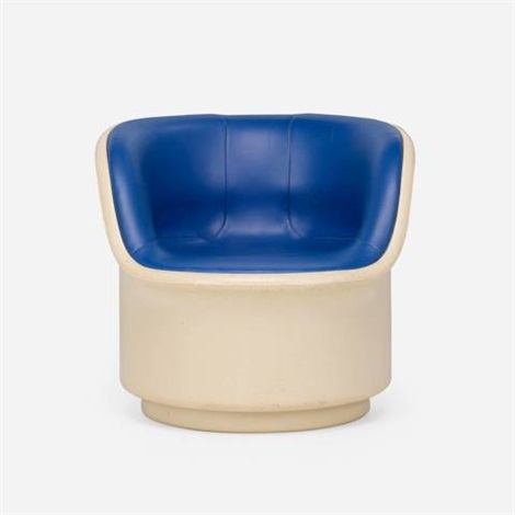 Rare Prototype Cylinder chair for airport seating by George Nelson ...