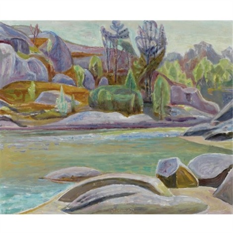 Fra Stranden i Ronna The beach at Ronna by Aage Storstein on artnet