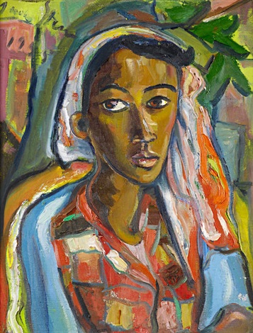 Portrait of a Malay woman by Irma Stern on artnet