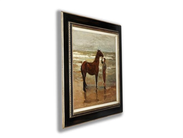 JUNGE MIT PFERD AM STRANDE by Max Liebermann on artnet
