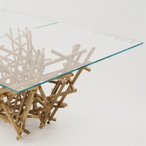 Kigumi prototype table by Kengo Kuma on artnet