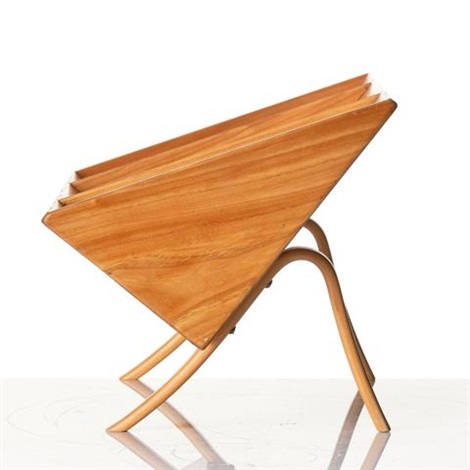 An ash and beech book stand by Bruno Mathsson on artnet