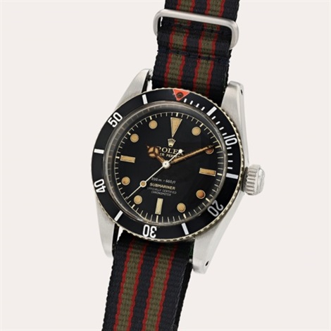 Rolex. Submariner James Bond Big Crown 4 lines, reference 6538 Montre ...