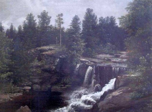 Great falls of the Lehigh River by George Cope on artnet