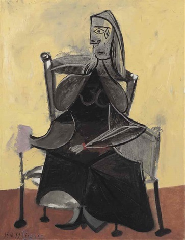 Femme assise by Pablo Picasso on artnet