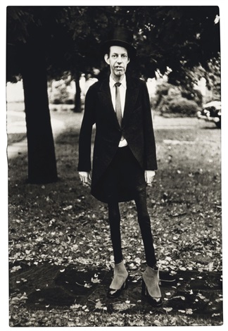 A very thin man in Central Park, N.Y.C., 1961 by Diane Arbus on artnet