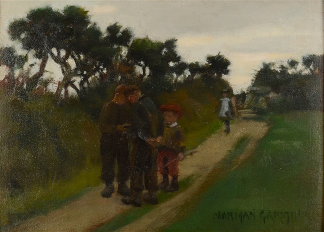 The Young Conspirators by Norman Garstin on artnet