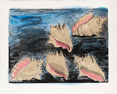 Five shells by Jim Dine on artnet