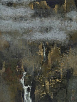 Northern waterfalls 北国の滝 by Sumio Goto on artnet