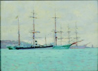 Shipping off St. Anthony Head by Henry Scott Tuke on artnet