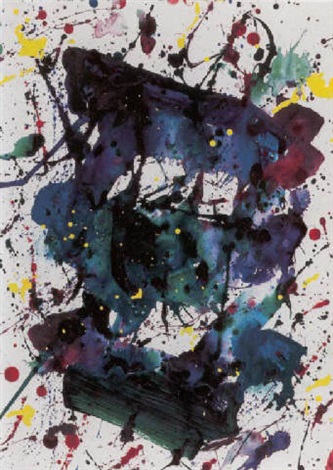 Mainly blue and green by Sam Francis on artnet