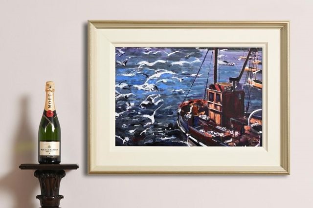 Fishing Trawler, Howth, Co. Dublin by Michael Hanrahan on artnet