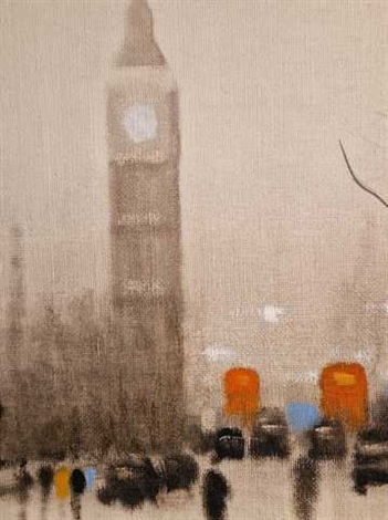 View of Big Ben, London by Anthony Klitz on artnet