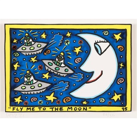 FLY ME TO THE MOON by James Rizzi on artnet