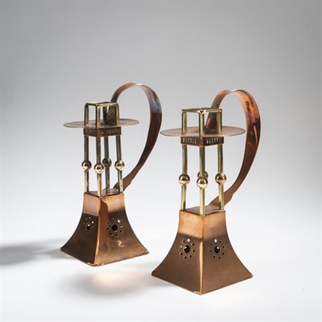2 candlesticks by Carl Deffner on artnet