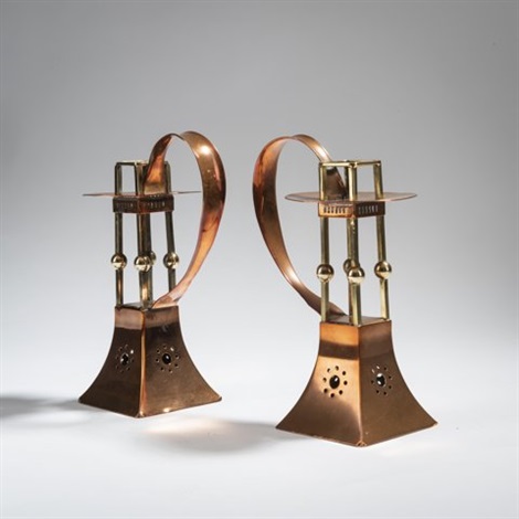 2 candlesticks by Carl Deffner on artnet