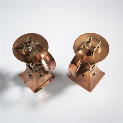 2 candlesticks by Carl Deffner on artnet
