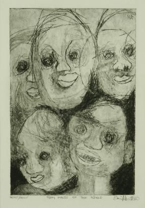 Many faces of the world by Eric Mbatha on artnet