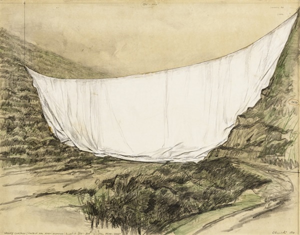 Valley Curtain - Project for Aspen, Colorado by Christo and Jeanne ...