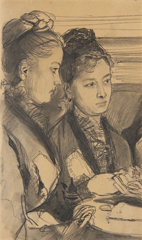 Im Café by Louis Auguste Mathieu Legrand on artnet