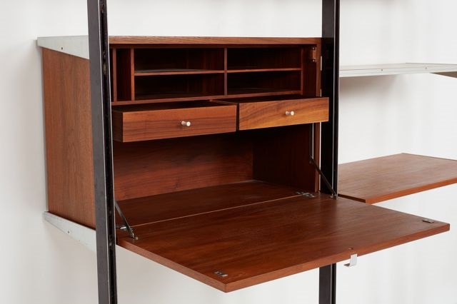 Two-bay CSS Comprehensive Storage System, ca. 1959 by George Nelson ...