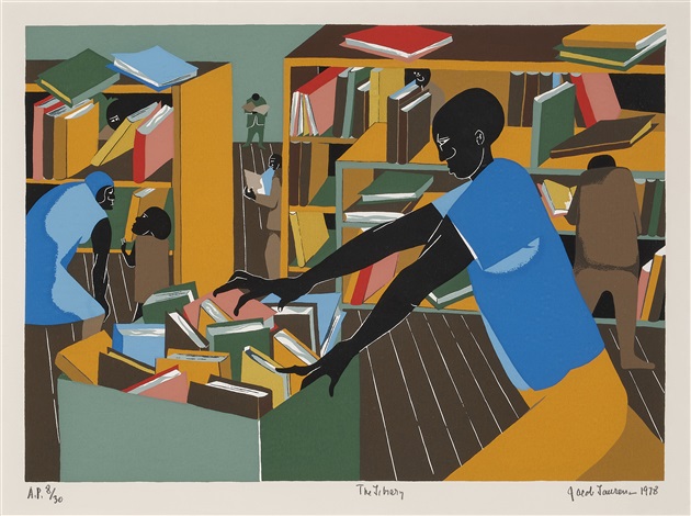 The Library by Jacob Lawrence on artnet