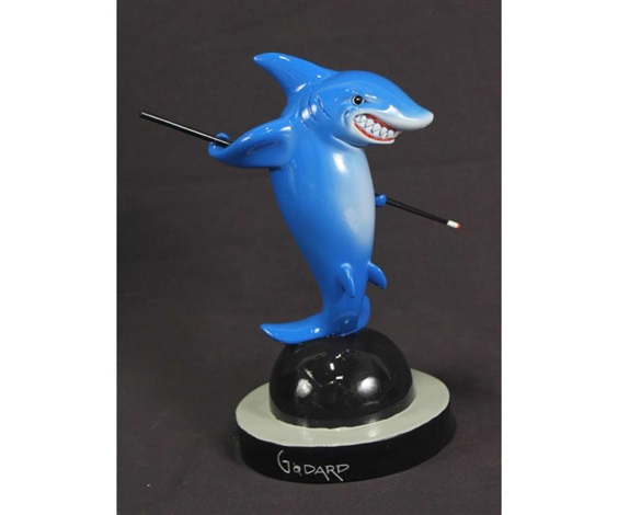 POOL SHARK SCULPTURE by Michael Godard on artnet