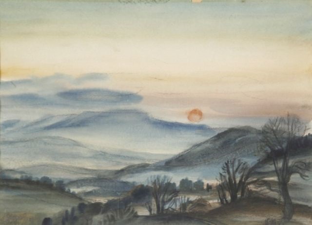 Sonnenuntergang im Allgäu by Christian Modersohn on artnet