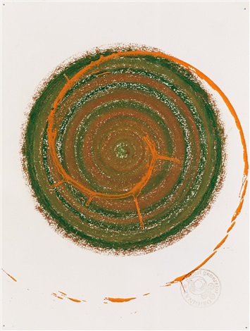 Beautiful Spinning Out of Control Drawing by Damien Hirst on artnet