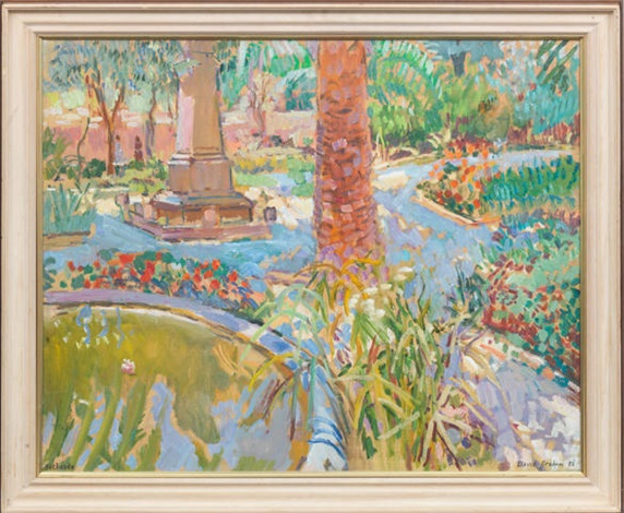 A vibrant garden by David Graham on artnet
