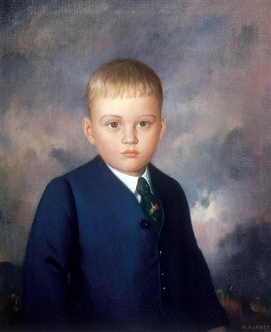 Portrait of a young boy by Kenneth Keith Forbes on artnet
