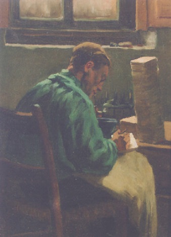 The tile painter by Alexander Gerhard Anton van Rappard on artnet