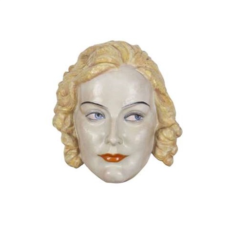ART DECO WALL MASK, CIRCA 1925 by Rudolf Podany on artnet