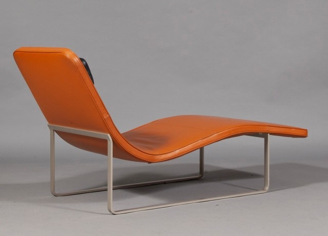 Jeffrey Bernett for BB Italia Chromed Metal and Leather Landscape ...