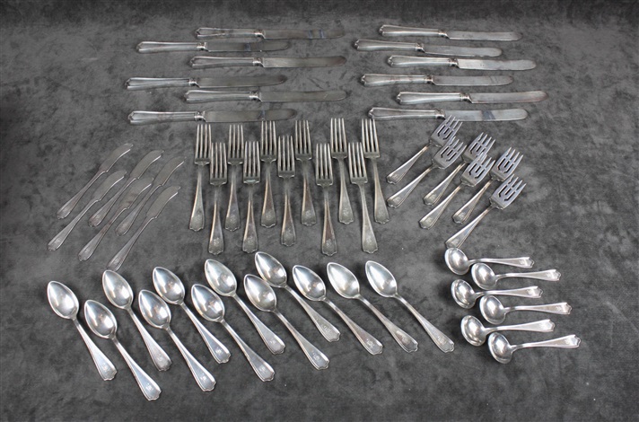 STERLING SILVER FLATWARE SET, Alvin, by Alvin Corp. on artnet