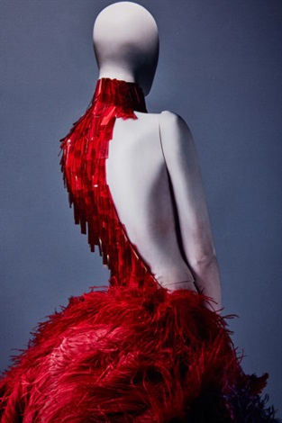 Voss Oistrich Feather Dress ur Alexander McQueen Savage Beauty by Solve ...