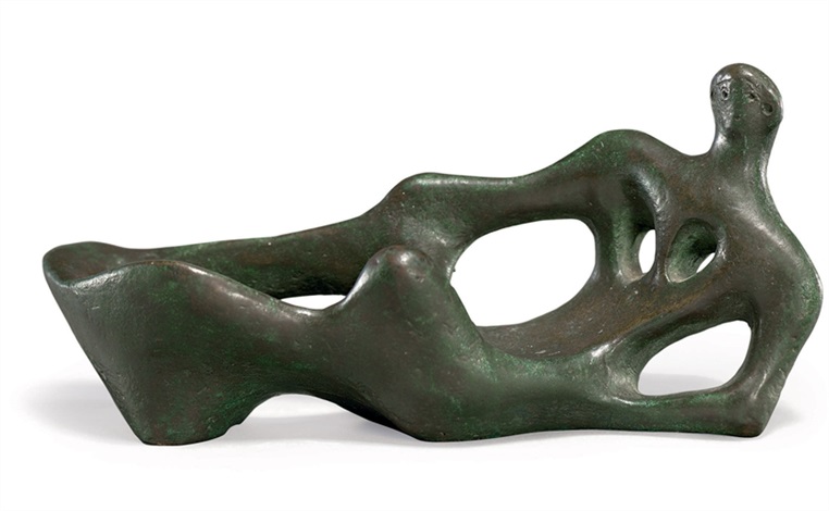 Reclining figure by Henry Moore on artnet