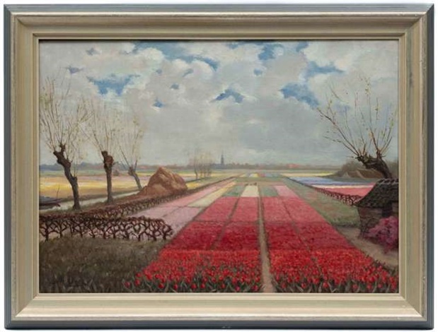 Bulb fields by Isaac Engelbert (Bert) Alers on artnet