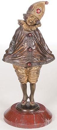 DIMITRI HARLAMB CHIPARUS LITTLE CLOWN, 1930 by Demetre Chiparus on artnet