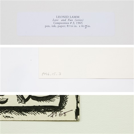 A GROUP OF THREE FIGURATIVE DRAWINGS BY LEONID LAMM RUSSIAN 1928-2017 by Leonid Lamm on artnet