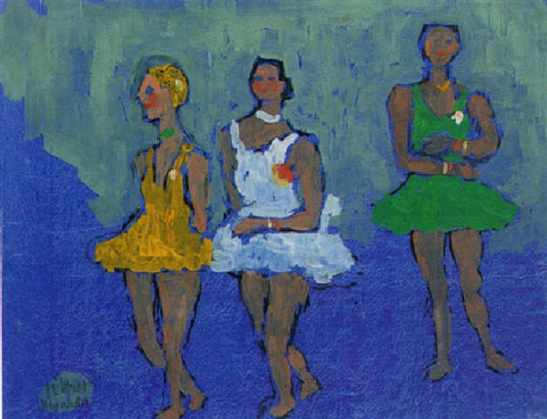 The three dancers by Fikret Mualla on artnet